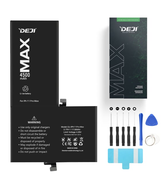 iPhone 11 PRO MAX Batarya Mucize Batarya Deji 4500mAh