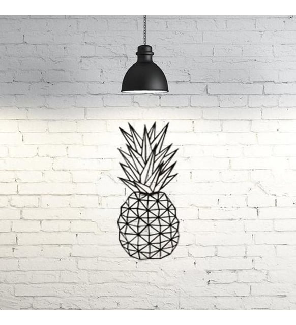 Ananas Duvar Heykeli 2D T3286894