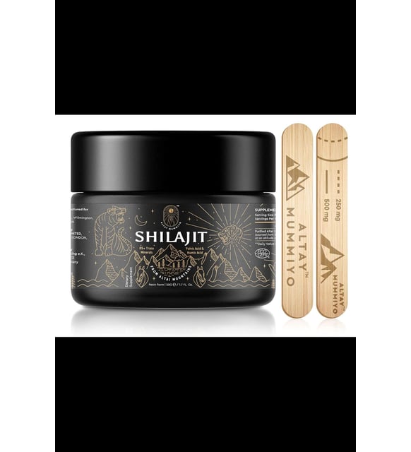 ALTAY MUMMIYO Shilajit Resin with Fulvic Acid Original Siberian Pure ...
