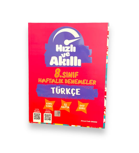 Tammat Hızlı Ve Akıllı 8. Sınıf Haftalık Deneme Türkçe Kitap