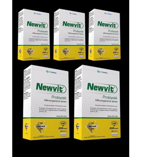 Newvit Probiyotik 30 Kapsül x 5 Kutu