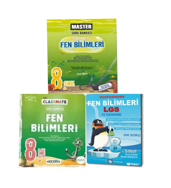 8. Sınıf Master Ve Classmate Fen Bilimleri Soru Bankası Seti Ve 10'lu ...