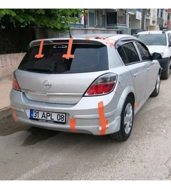 Opel Astra H Arka Ek (Fiber)