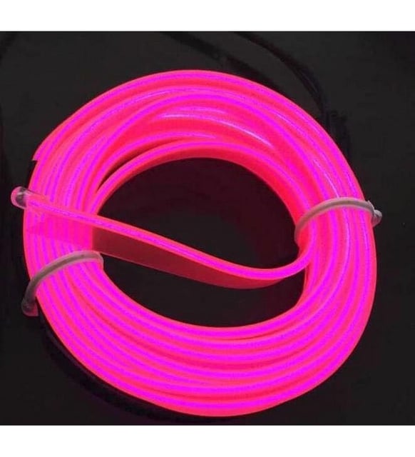 Araç İçi Neon Aydınlatma Pembe 5 Metre