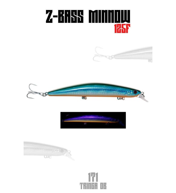 Fujin Z-Bass Minnow 125F 12.5 cm 21 gr Maket Balık 171