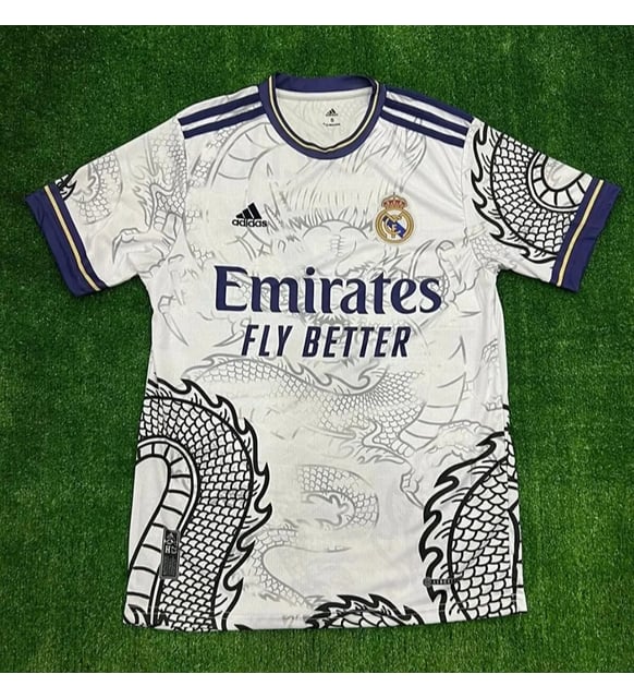 Real Madrid Ronaldo Dragon Desenli Beyaz Forması