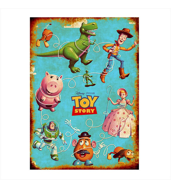 Toy Story Art Mdf Poster