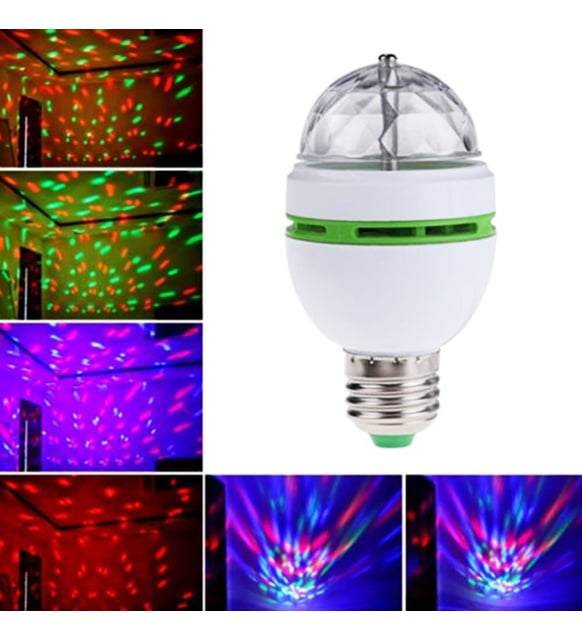 Disko Ampul Led Işıklı Döner Başlıklı - Magic Bulp