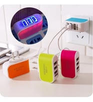 3 Usb Portu Mikro Usb Şarj Aleti Başlığı