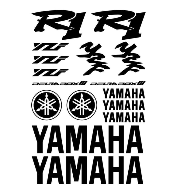 Sticker Master Yamaha R1 Yzf Sticker Set