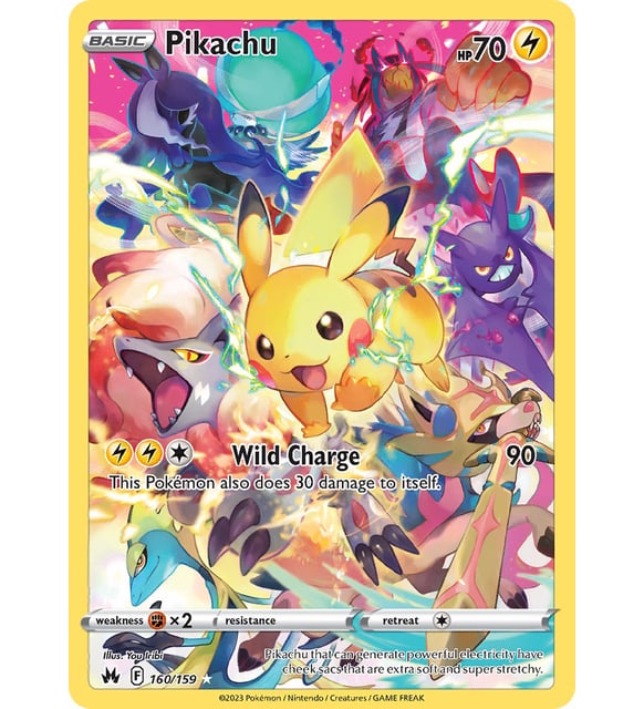 Pokemon Pikachu 70HP Kart