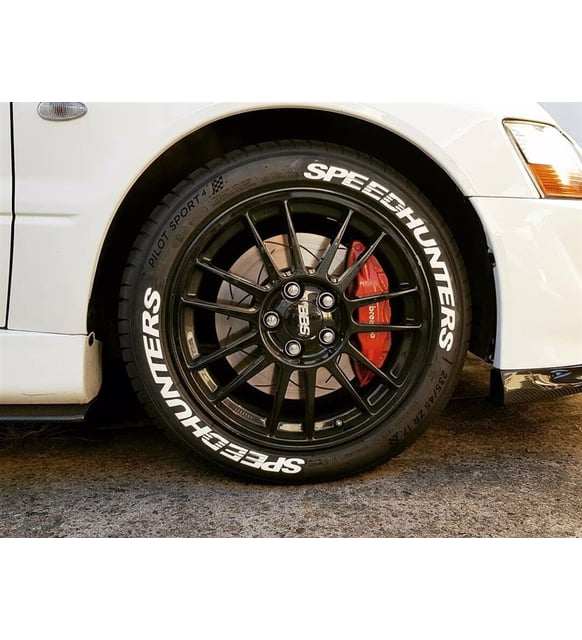 SpeedHunters Beyaz Kalıcı Lastik Yazısı SpeedHunters Sticker 8 Kİt