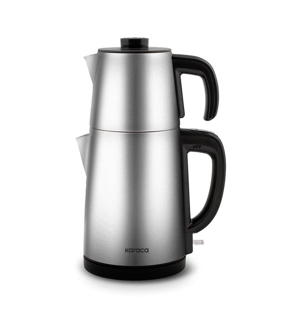 Karaca Gastro Dem 2 in 1 Inox Çay Makinesi ve Su Isıtıcı Chrome