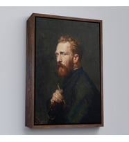 Çerçeveli John Peter Russell - Vincent van Gogh Tablosu (Kahverengi ...