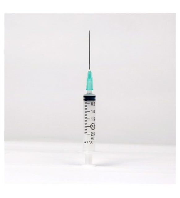 AYSET ENJEKTOR 3 PRC 2 ML YESIL 300 ADET