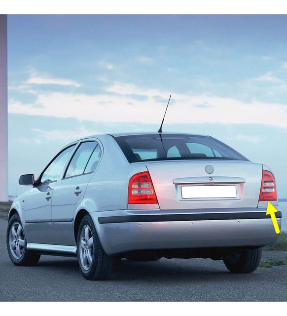 Skoda Octavia A4 Sedan 2001-2009 Sağ Arka Stop Lambası Camı 1U6945112C