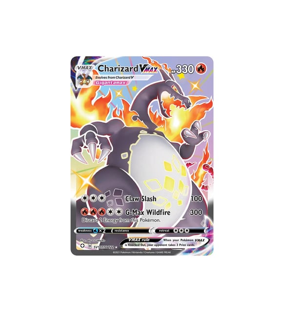 Pokemon Charizard Vmax 330hp Kart
