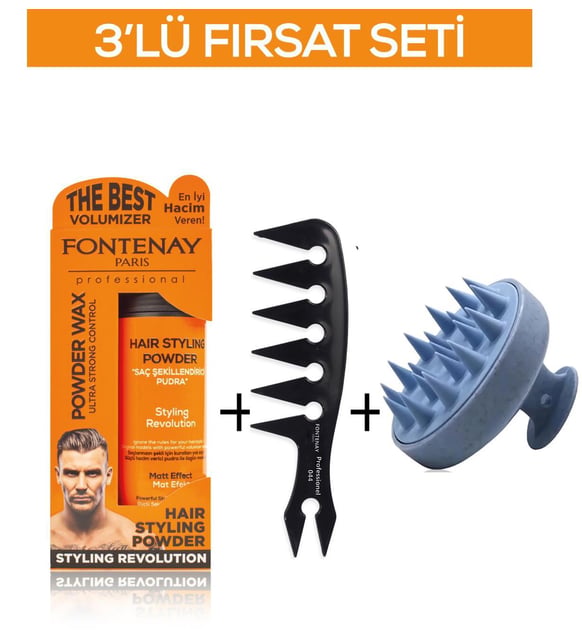 Fontenay Saç Şekillendirici Pudra Toz Wax Ultra Strong Turuncu + Şekil ...