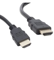 PLASTİK DÜZ SİYAH 1.5 METRE HDMI KABLO POŞETLİ (4324)