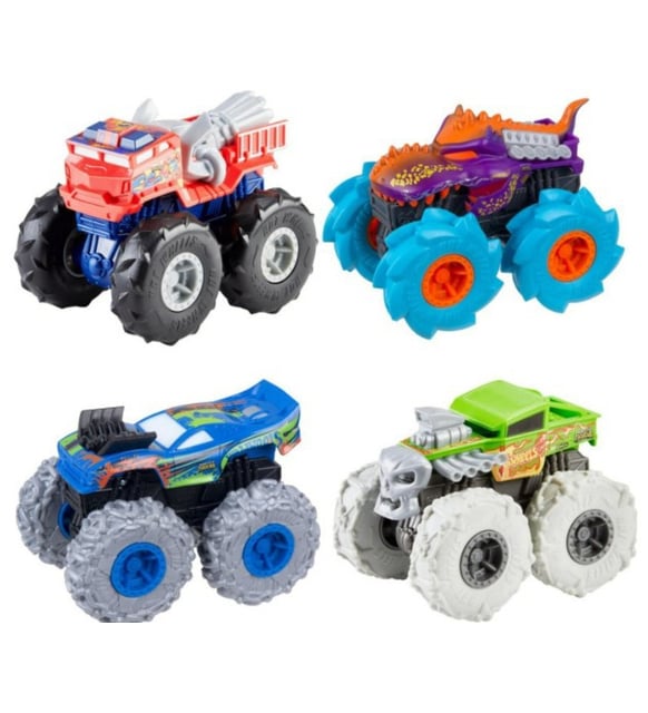 Mattel GVK37 Hot Wheels Monster Trucks Çek Bırak Arabalar