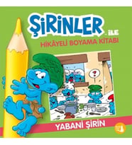 Şirinler İle Hikaye Boyama Kitabı - Yabani Şirin