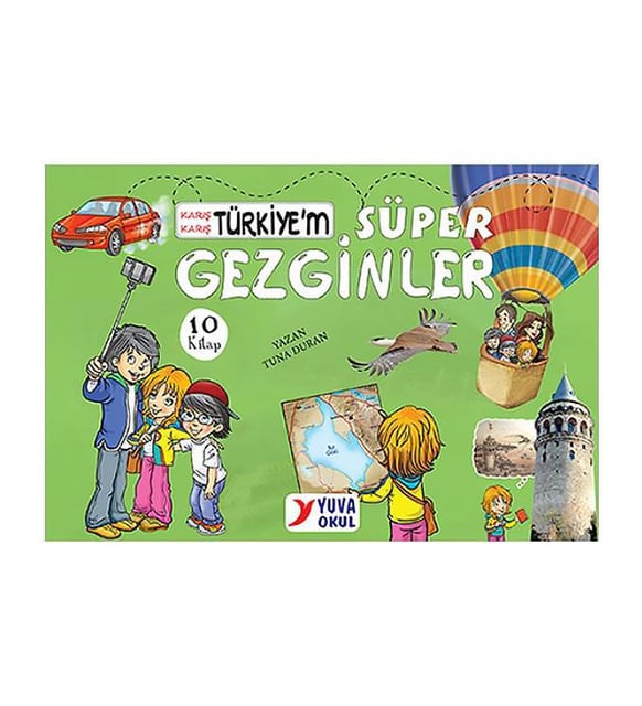 Süper Gezginler Karış Karış Türkiyem Seti 10 Kitap