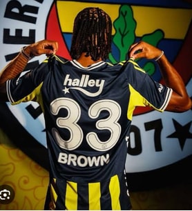 FêNêRBâÇê 2025.2026 Sezon ÇUBUKLU YETİŞKİN Futbol Forması BROWN 33