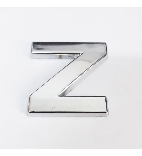 Z Harfi 3,75 cm Krom Yapışkanlı