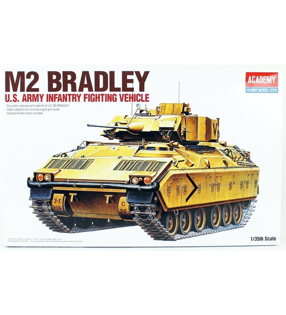 Academy 13237 1/35 Ölçek, M2 Bradley Amerikan Zırhlı Personel Taşıyıcı ...