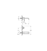 VitrA Suit A4278274 Sıva Üstü Ankastre Lavabo Bataryası, Soft Altın