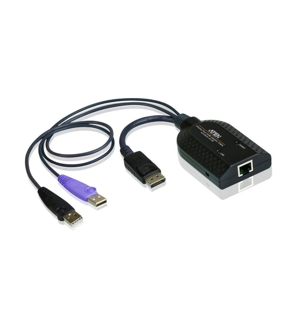 USB DisplayPort Sanal Medya KVM Adaptörü, Smart Card Desteği USB ...