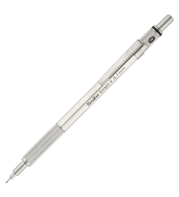 SCRIKSS GRAPH-X METAL 2.0MM VERSATİL KALEM MAT SİYAH