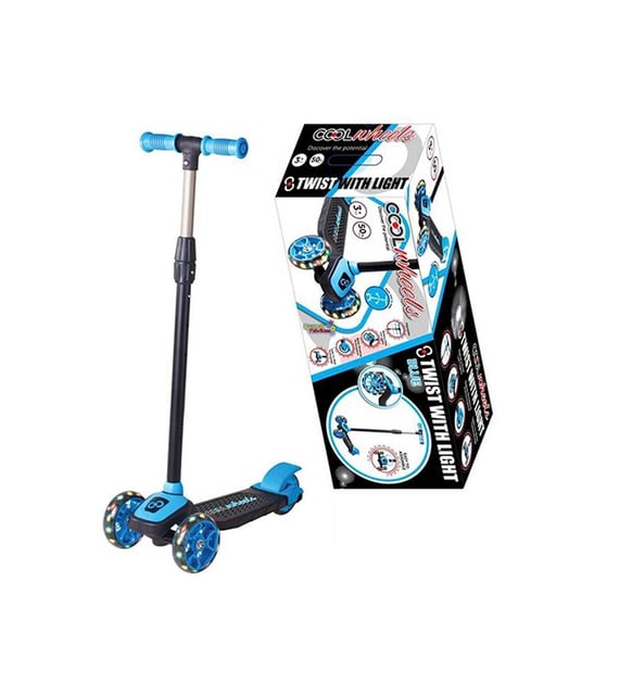 Cool Wheels Işıklı Scooter Mavi LED Işıklı Scooter