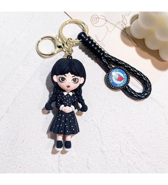 Wednesday Addams School Anahtarlık Çanta Süsü