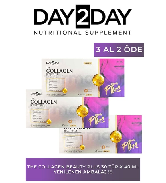 Day2Day The Collagen Beauty Plus 30 Tüp x 40 ml 3 Al 2 Öde