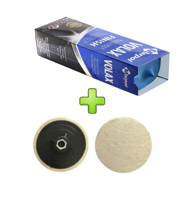 Don Yağı Polisaj Parlatma Metal Cila 1 Kg + Polisaj Keçesi 115 mm