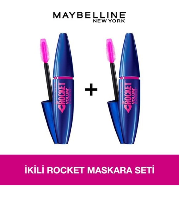 Maybelline New York 2'li Rocket Maskara Seti