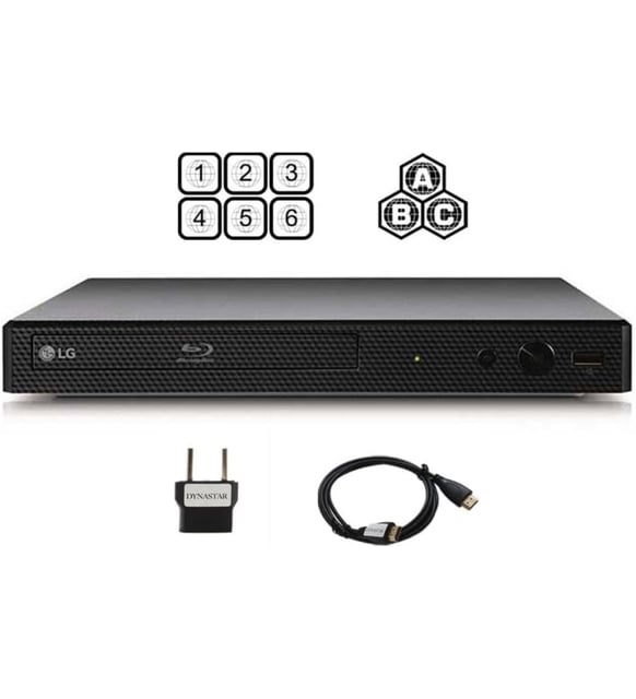 LG BP Blu-ray Oynatıcı, Çoklu Bölge 110-240 Volt