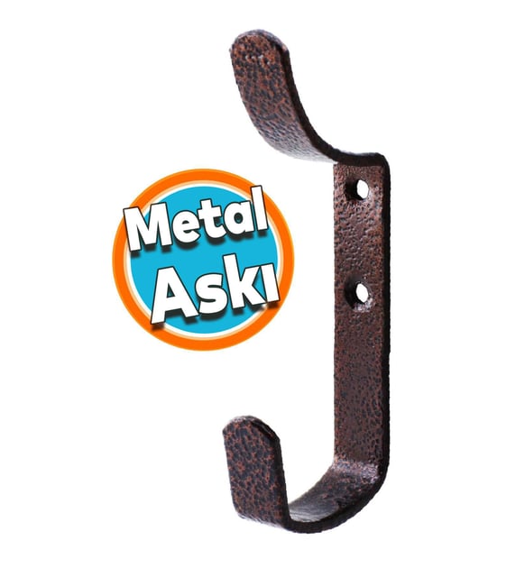 Metal Portmanto Vestiyer Duvar Dolap Elbise Askısı Bakır Mobilya Kapı ...