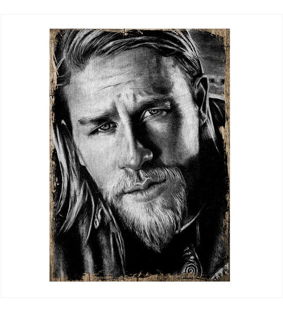 Yakışıklı Adam Art Mdf Poster