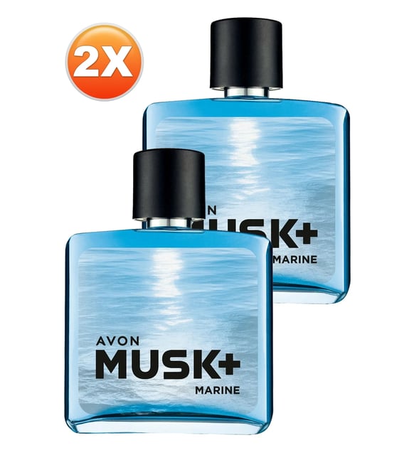 AVON Musk Marine EDT 75 ml 2'li Erkek Parfüm Seti