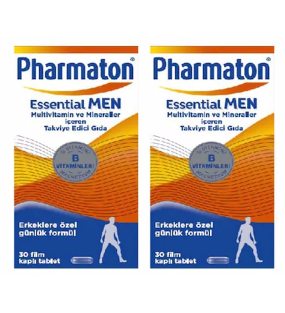 Pharmaton Essential Men Takviye Edici Gıda 30 Tablet - 2 Adet
