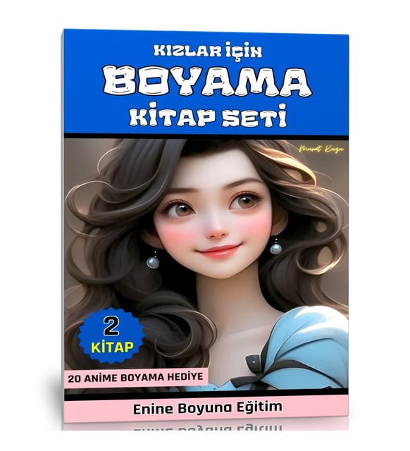 Kızlar İçin BOYAMA Kitap Seti (2 Kitap + 20 Anime Boyama)
