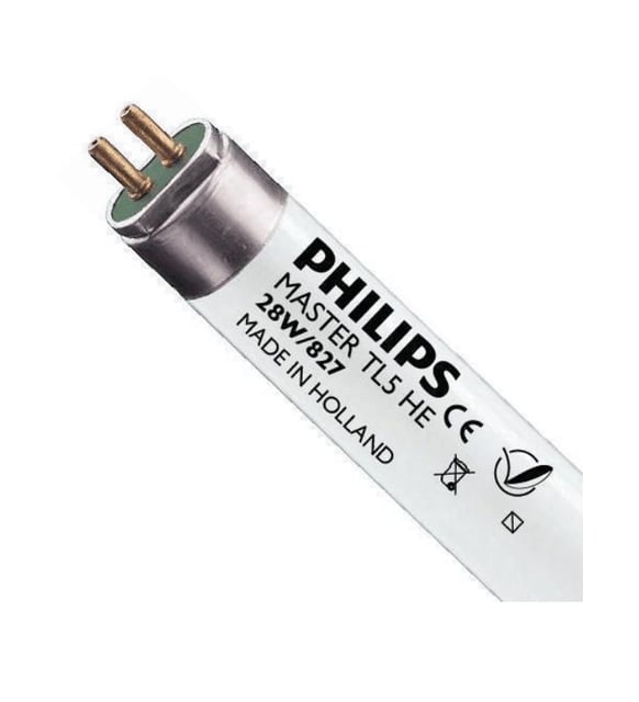 Philips Master TL5 HE 28W 827 2700K Sarı Işık G5 Duylu Floresan (5 Adet)