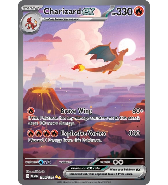 Pokemon Charizard EX 330HP Kart