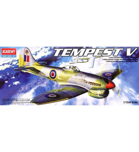 Academy 12466 1/72 Ölçek, Hawker Tempest V Royal Airforce AK Savaş ...