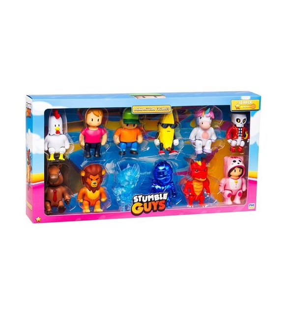 Stumble Guys 12'li Aksiyon Figür Delüks Set PMI/SG3012