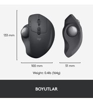 Logitech Mx Master 3S 910-006559 Siyah Şarjlı Sessiz Ergonomik Lazer ...