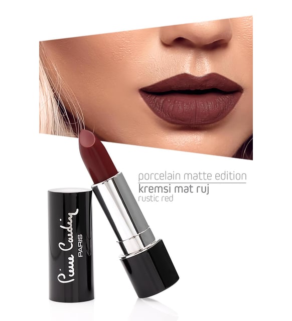 Pierre Cardin Porcelain Matte Edition Lipstick - Rustic Red -209