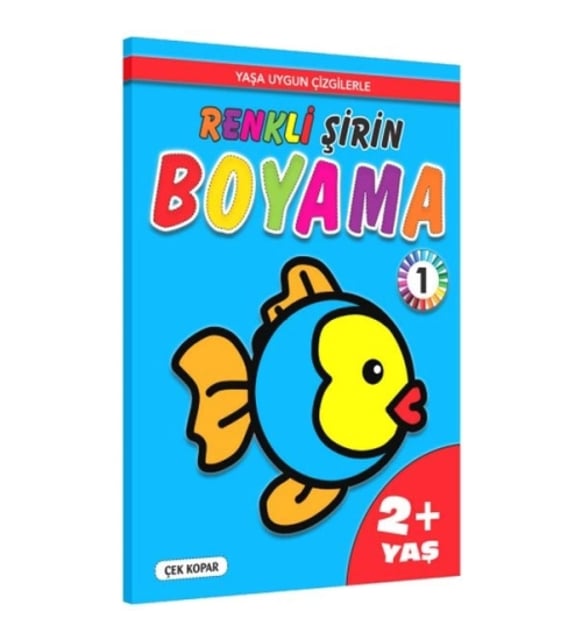 Renkli Şirin Boyama -1 (2+Yaş)